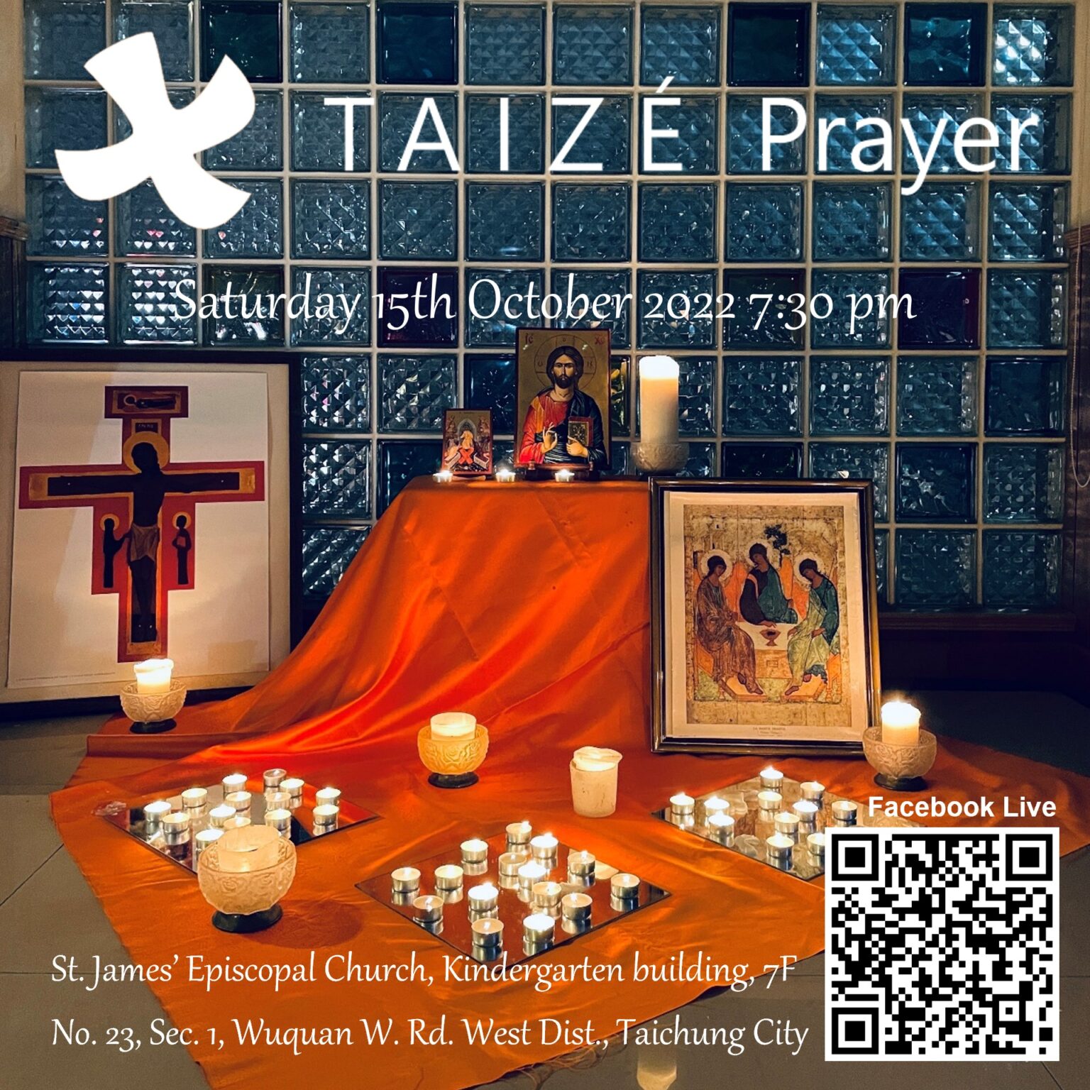 October Monthly Taizé Prayer – 台灣聖公會聖雅各堂